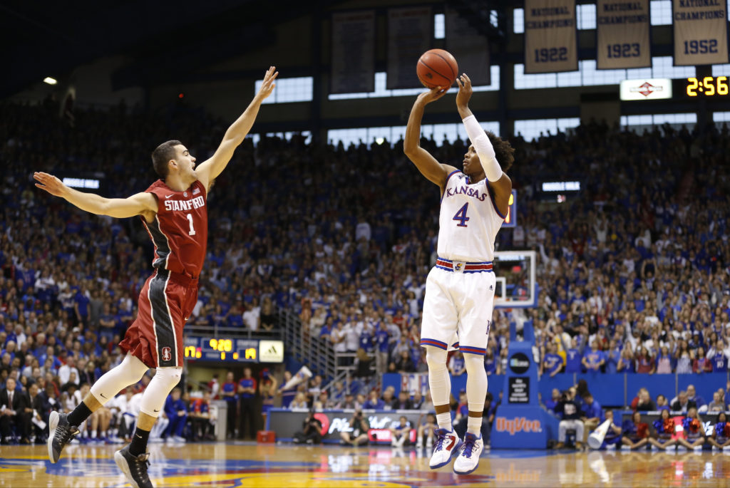 Former KU camper and fan Christian Sanders returns to fieldhouse as ...